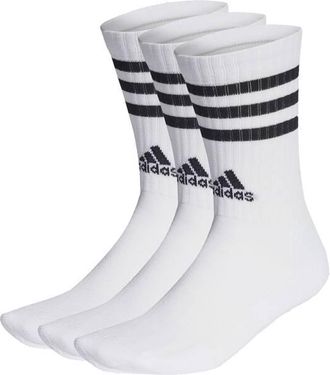 adidas Herren Socken 3-Streifen Cushioned Crew, 3 Paar