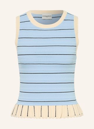 Claudie Pierlot Claudie Pierlot Stricktop Mit R&uuml;schen weiss