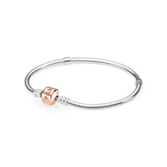 Pandora Moments Snake Chain Armband - - Accessories - Damen - Grau - ONE SIZE