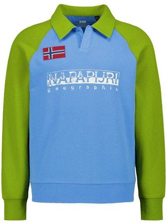 Napapijri Herren Pullover blau unifarben