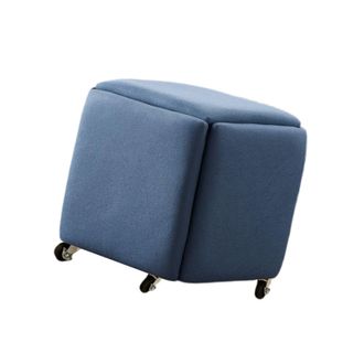 Generic Stapelbarer osmanischer W&uuml;rfelstuhl, stapelbarer 5-in-1-Hocker, Kombinationshocker mit Rollen, for die Verwendung im Spielzimmer im Innen- und Au&szlig;enbe