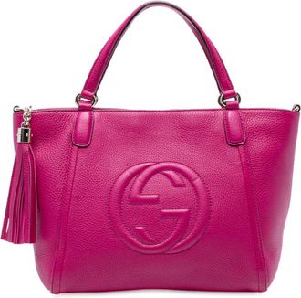 Gucci Hobo Bags - Small Leather Soho Cellarius Satchel - Gr. unisize - in Gold - f&uuml;r Damen