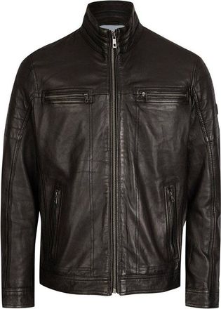 Bugatti Lederjacke BUGIORGIO (1-St) mit modischen Steppungen