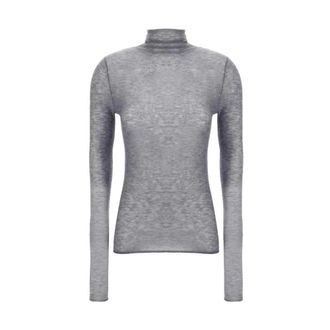 Pinko Moss Rollkragenpullover - - Knitwear - Damen - Grau - M