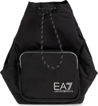 Emporio Armani Emporio Armani Ea7, Homme, Sacs, Noir, Taille: ONE Size Logo Backpack