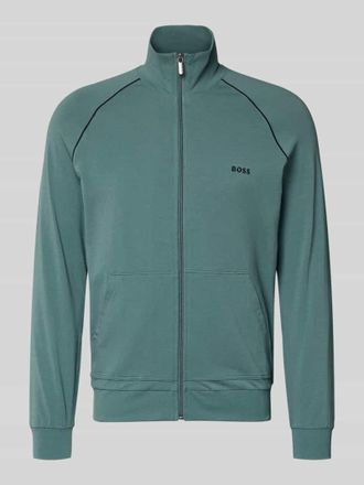 HUGO BOSS Regular Fit Sweatjacke aus Baumwoll-Mix Modell MIX&MATCH JACKET Z