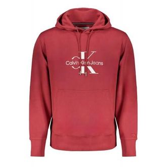 Calvin Klein Sweat à Capuche Rouge Homme Jeans Disrupted J30J325429 Rouge S