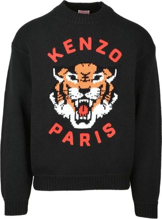 Kenzo Herren, Strickwaren, Schwarzk, MGröße