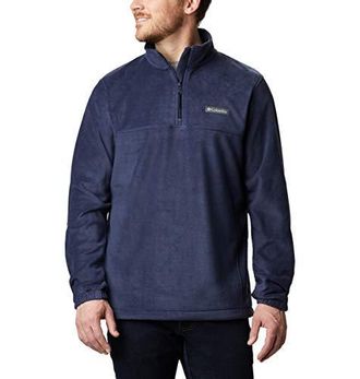 Columbia Couche ext&eacute;rieure en polypolaire Steens Mountain Half Zip, couche adaptable, confort chaud, parfait pour le trekking, entretien simple - Hommes