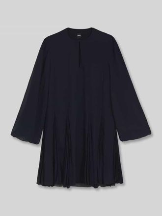 HUGO BOSS Loose Fit Freizeitkleid mit Plissee-Details Modell Donottati