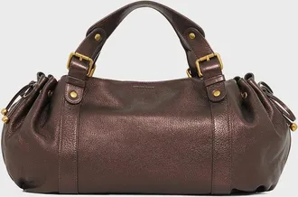 Gerard Darel Sac &agrave; main en cuir m&eacute;tallique - 24H