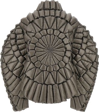 RAXXY 3D Radial-Quilted Down Jacket - Grey