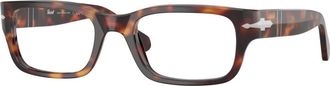 Persol unisex, Accessoires, Brun, Taille: 53 MM Po3399V Optical Frame
