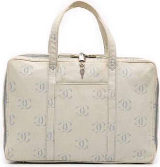 Chanel sac de voyage en jean (2002-2003) - Bleu