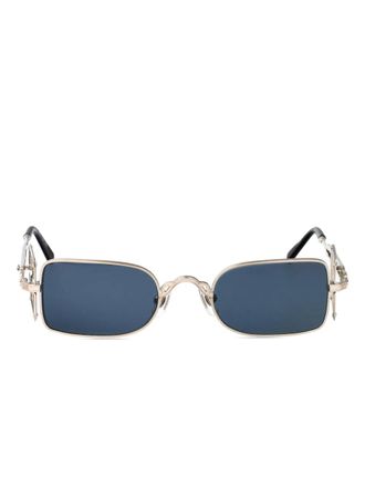 Matsuda Sonnenbrille mit eckigem Gestell - Silber