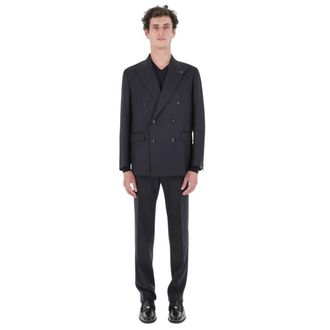 Tagliatore Costume New York Over Fit - Homme - Costumes - Bleu - Taille: L