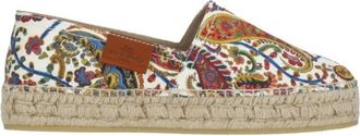 Etro Femme, Chaussures, Multicolore, Taille: 38 EU Espadrilles en coton imprim&eacute;