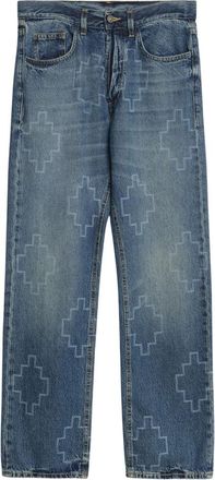 Marcelo Burlon Homme, Jeans, Bleu, Taille: W34 Jeans droits