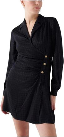 Salsa Femme, Robes, Noir, Taille: 36 FR Satin Short Dress