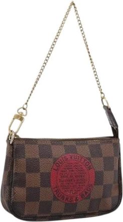 Louis Vuitton Pre-owned Damier Ebene Pouch - Femme - Pre-owned - Brun - Taille: ONE Size