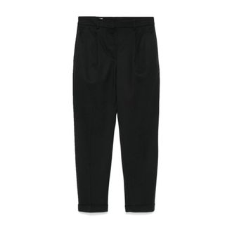 Incotex High-waisted Cropped Hosen - - Trousers - Damen - Schwarzk - XS