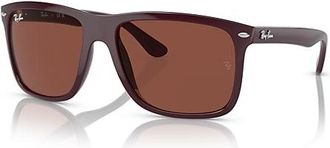 Ray-Ban Boyfriend Two Sonnenbrillen Bordeaux Fassung Rot Glas 60-18