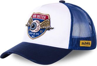 Von Dutch Unisex Motiv Trucker Cap White/Blue One Size