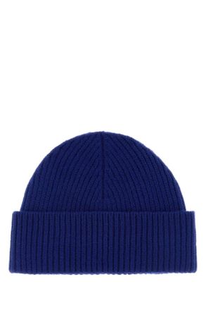 Ami QUOTA-BEANIEWITHCONTRASTEDAMIDECOEUR Beanie - Blue