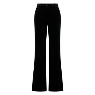 Alberta Ferretti Elegante Hose mit weitem Bein und hoher Taille - - Trousers - Damen - Schwarzk - S