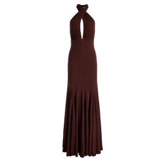 Alice & Olivia Femme, Robes, Brun, Taille: 36 FR Robe Evelina