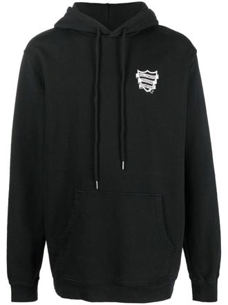 HTC hoodie en coton &agrave; logo imprim&eacute; - Noir