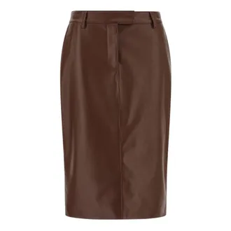Giuseppe Di Morabito Leder-Midirock - - Skirts - Damen - Braun - S