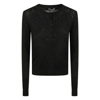 Ermanno Scervino Cardigan - Femme - Pulls - Noir - Taille: 40 FR