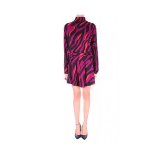 Pinko Zebra Print Minikleid - - Dresses - Damen - Mehrfarbig - M