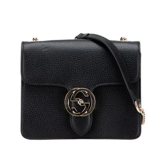 Gucci Pre-owned Leder Crossbody Bag - - Pre-owned - Damen - Schwarzk - ONE SIZE