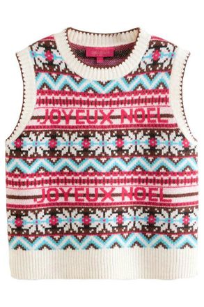 Next Strickpullover Lang&auml;rmeliger Weihnachtspullover (1-tlg)