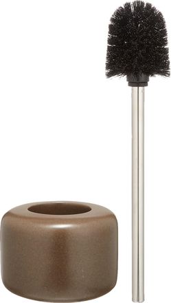 WENKO 21291100 WC-Garnitur Havana - WC-Bürstenhalter, Polyresin, 14.5 x 37 x 14.5 cm, Braun