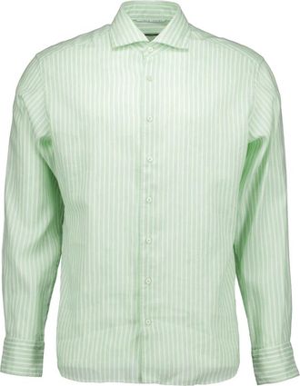 Eterna Homme, Chemises, Vert, Taille: 8XL 1342 Xs82 Long Sleeve Shirt