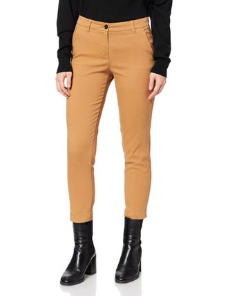 Sisley Sisley Womens Trousers 48M855BK7 Pants, Brown 10G, 42