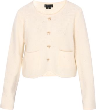 Faina Pullover Frauen cremefarben