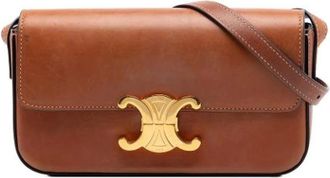 Celine Pre-owned Cuir sacs-celine - Femme - Pre-owned - Brun - Taille: ONE Size