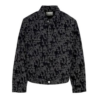 Arte Allover Logo Jacket - - Jackets - Herren - Schwarzk - XL