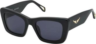 Zadig&Voltaire Femme, Accessoires, Noir, Taille: 51 MM Szv411 Lunettes de soleil