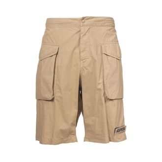 Aspesi Cargo Baumwoll-Bermudashorts - - Shorts - Herren - Beige - XL