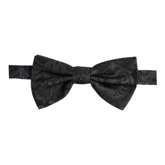 Dolce & Gabbana Homme, Accessoires, Noir, Taille: ONE Size papillon pr&eacute;-nou&eacute; Cachemire