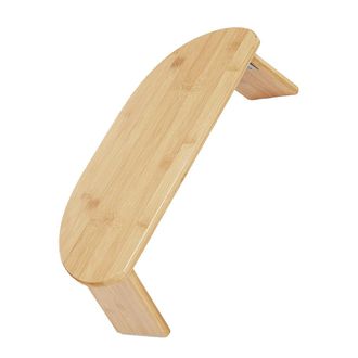 Hemobllo Bambus Meditationshocker Klappbar Kleiner Kniemattenhocker aus Robustem Bambus Leichter Yoga Trainingshocker f&uuml;r Meditation zu Hause und Unterwegs