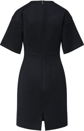 Calvin Klein Robe midi cintr&eacute;e &agrave; manches courtes