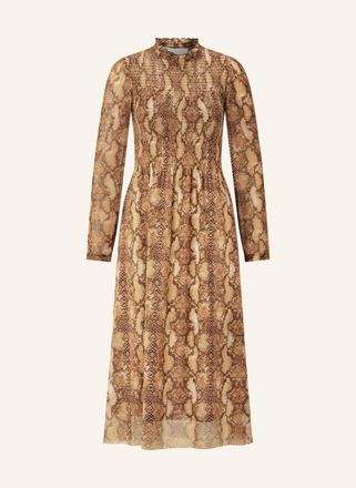 Rich & Royal Mesh-Kleid braun