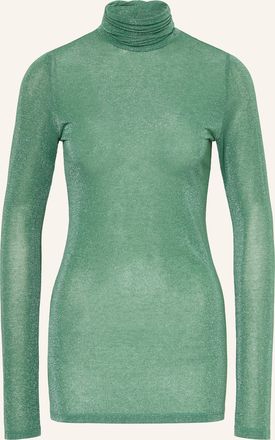 Dorothee Schumacher Dorothee Schumacher Rollkragenpullover Soft Shimmer Mit Glitzergarn gruen