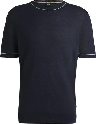 HUGO BOSS Homme, Tops, Bleu, Taille: M T-Chemises